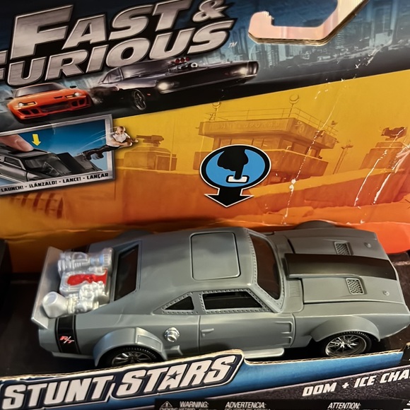 Mattel | Toys | Fast Furious Stunt Car Dom Plus Ice Charger F8 New In ...